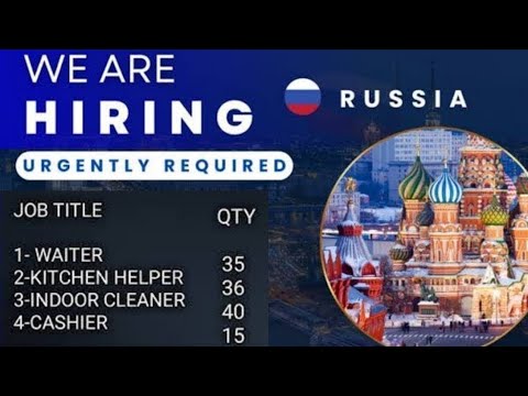 Russia Work Permit Visa 2025 | Hotel Job In Russia | CV Selection - YouTube