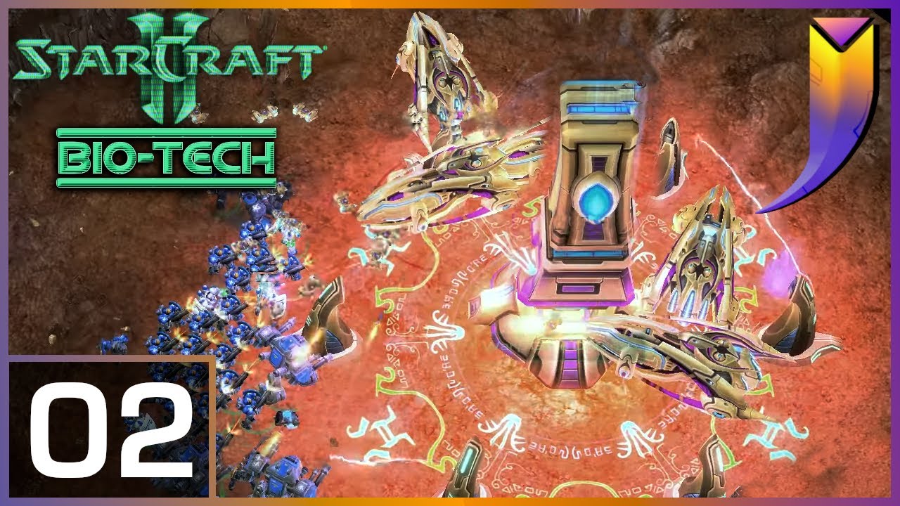Fighting Ten Carriers on a Micro Map (StarCraft 2: BioTech 02) - YouTube