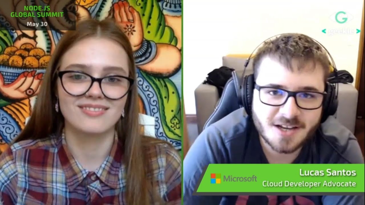 Interview with Node.js Global Summit speaker Lucas Santos - YouTube