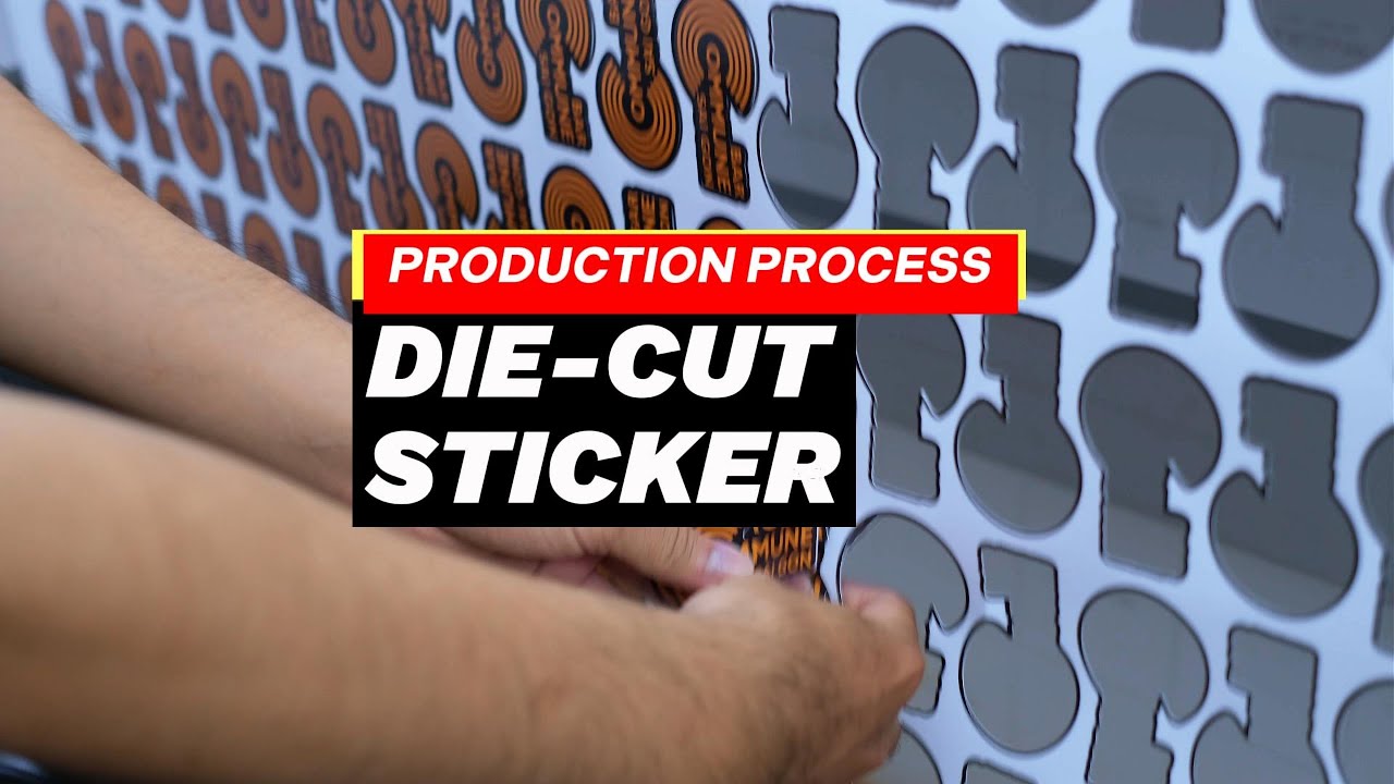 [PRODUCTION PROCESS] Die-cut sticker | STICKERFACTORY.VN - YouTube