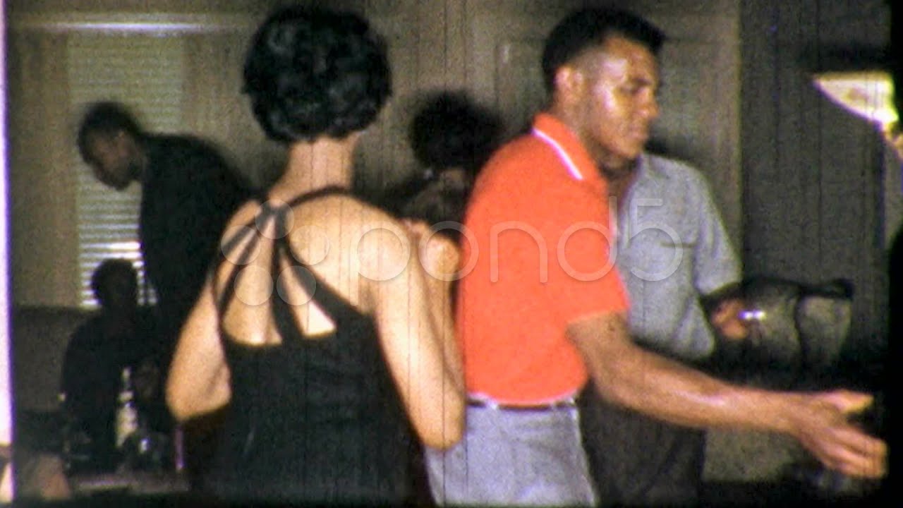 Dance Club Party African American Black 1960S Vintage Film Old Home ...