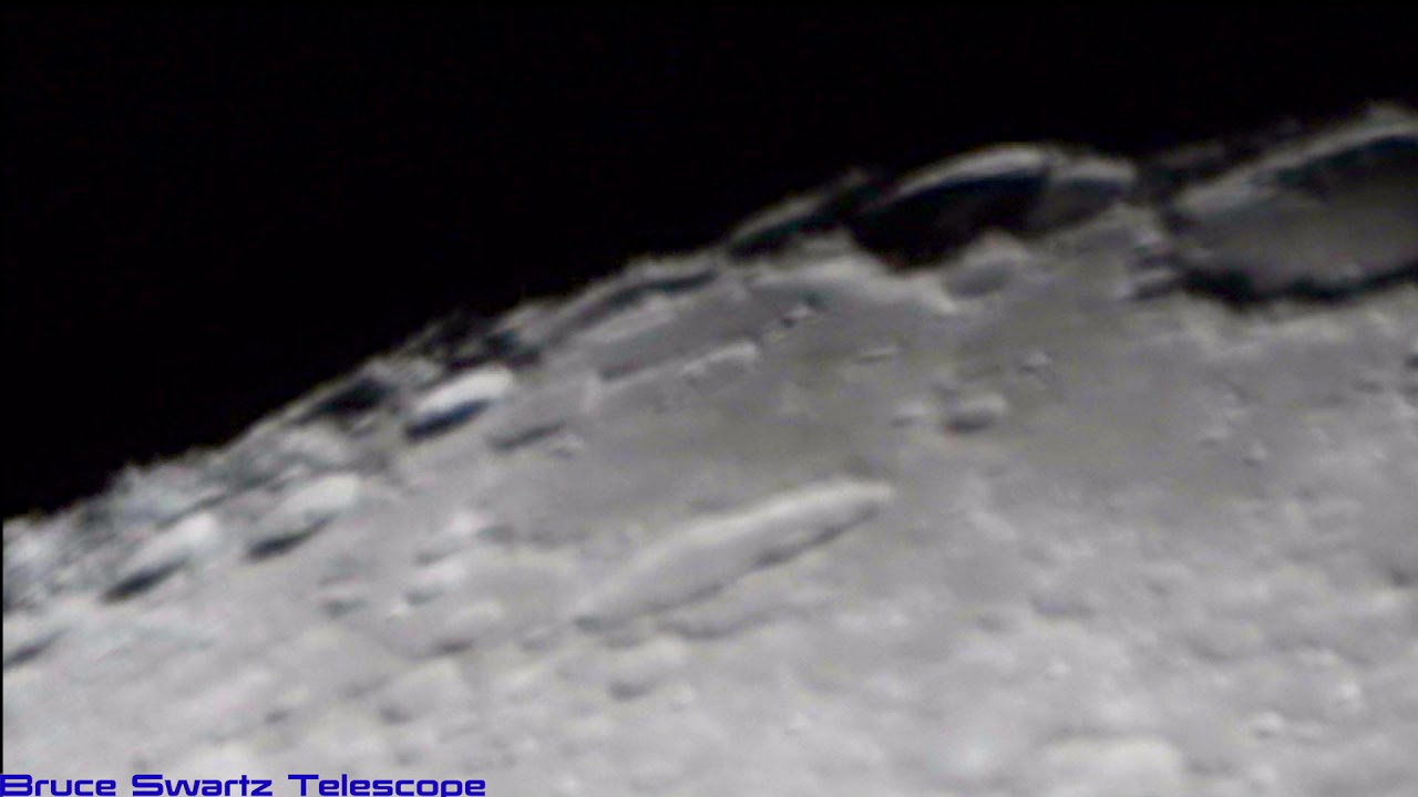 Live Close Up Telescope Footage Of The Moon CGXL 1400 High Def ...
