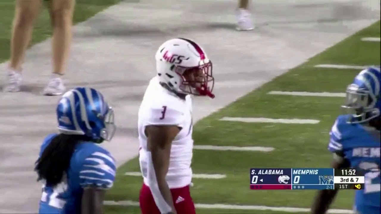 2018 South Alabama vs Memphis | First drive of the game - QB Evan Orth ...