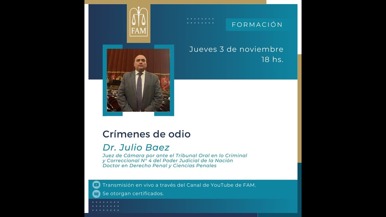 Dr. Julio Baez- Crímenes de odio - YouTube