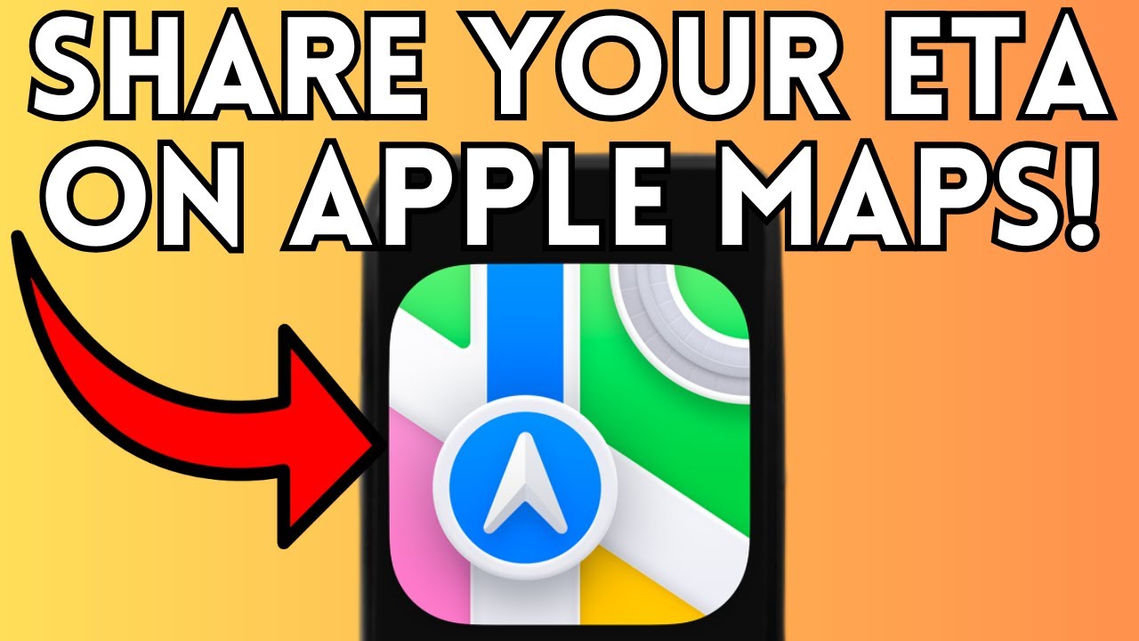 How To Share Your ETA on Apple Maps (Full Guide) 2025! - YouTube
