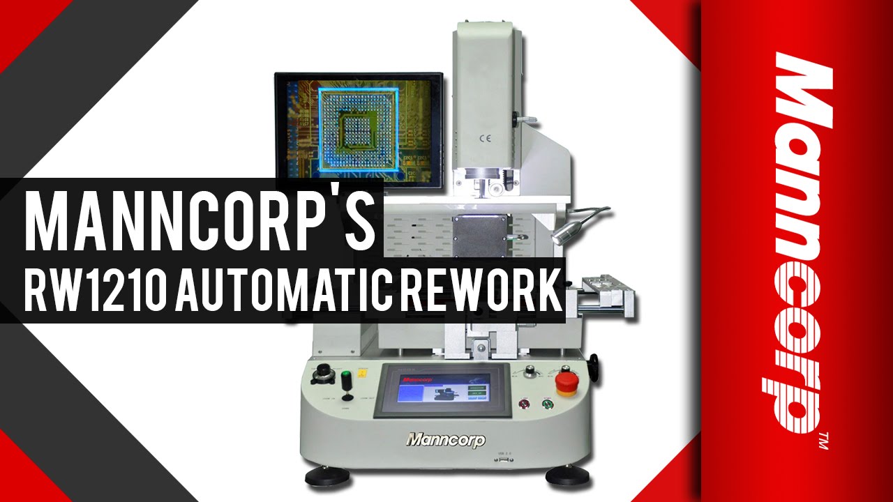 RW1210 Rework Station for SMD / SMT Repair | Manncorp SMT - YouTube