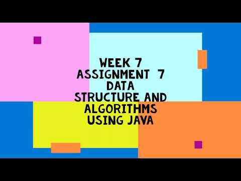 Data Structure And Algorithms Using Java || NPTEL Week 7 assignment ...