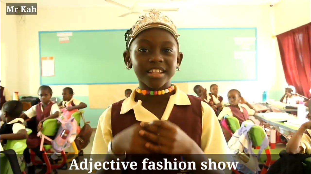 Adjective Fashion Show - YouTube