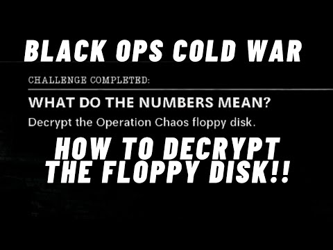 How to DECRYPT the FLOPPY DISK! (Black Ops Cold War Campaign Guide)