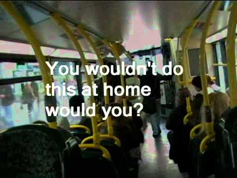 Please! Keep your feet off the seats! - YouTube
