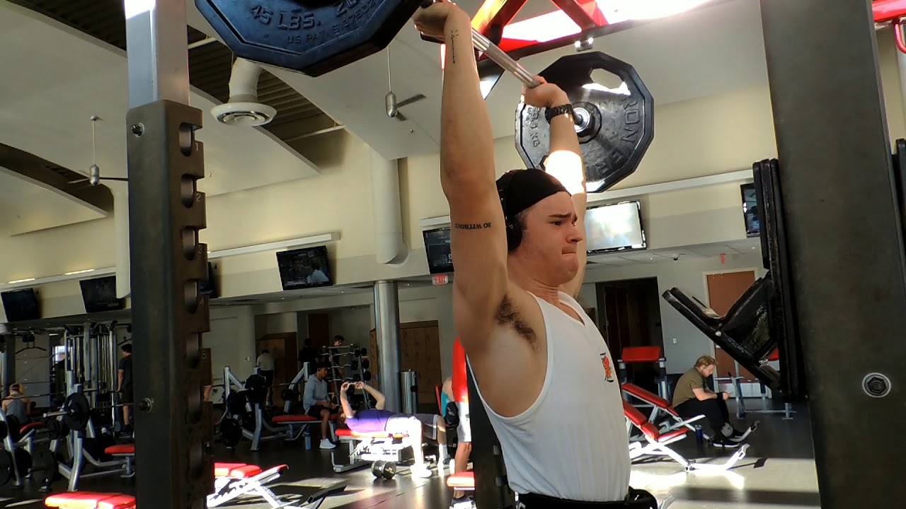 BB Shoulder Press - YouTube