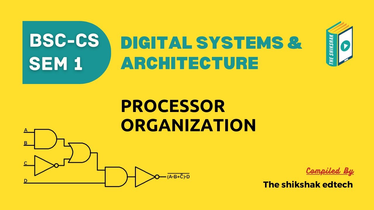 Processor Organization #bsccs #bscit - YouTube