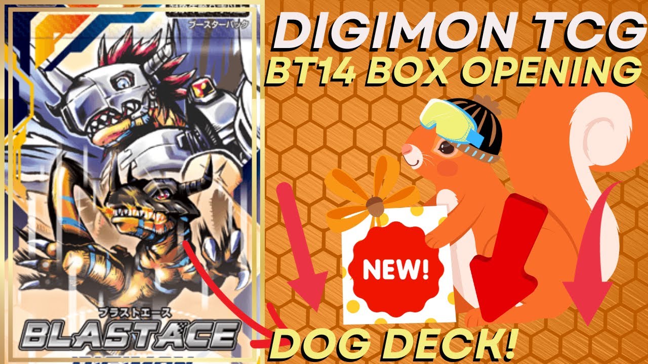 Digimon BT14 Box Opening - YouTube