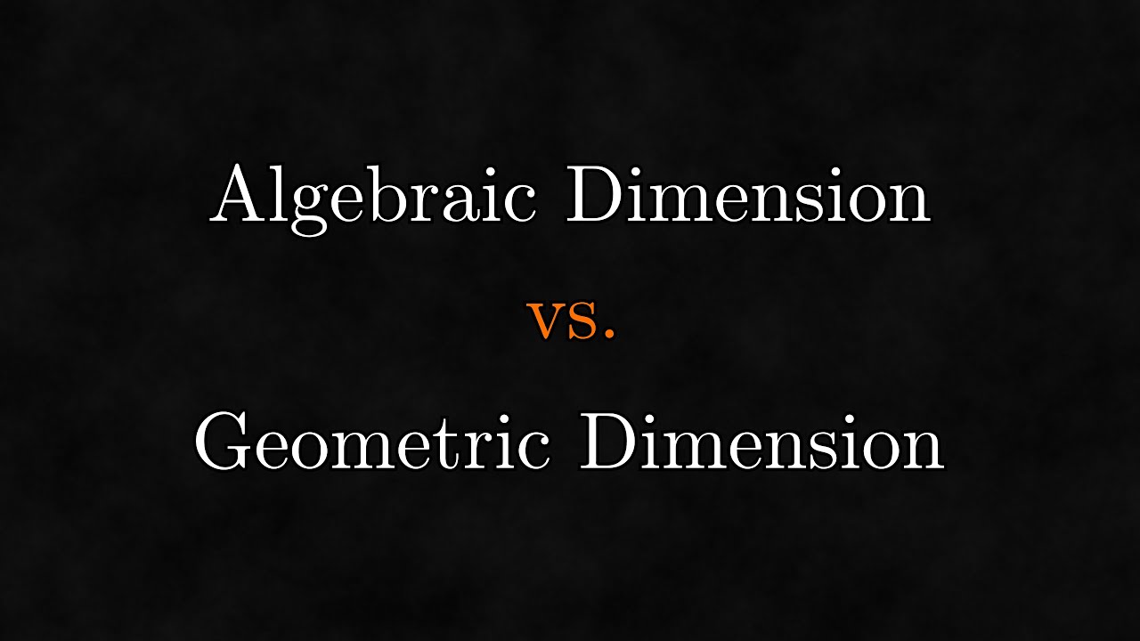 Dimension is Multi-Dimensional - From Zero to Geo 1.10 - YouTube
