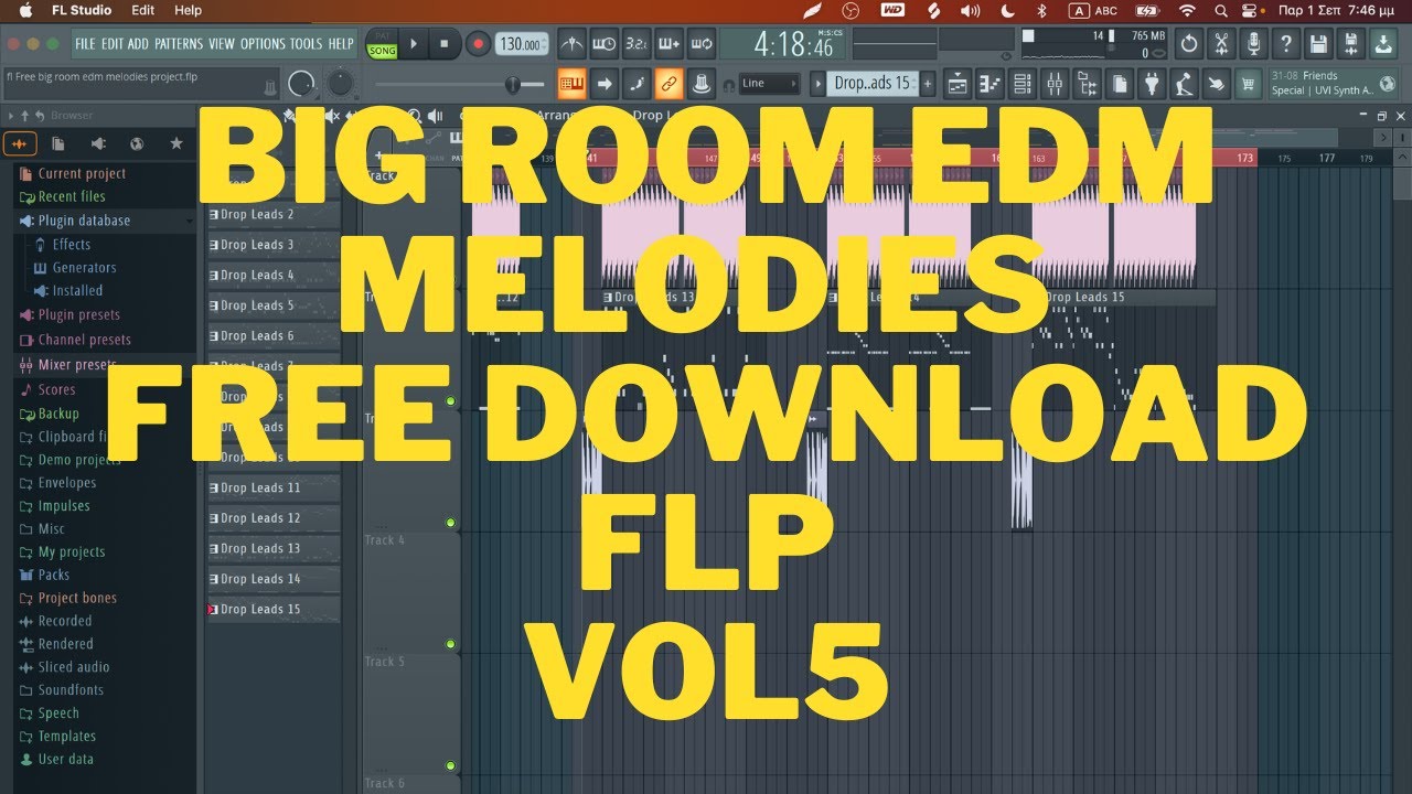 BIG ROOM EDM MELODIES FREE DOWNLOAD FLP VOL 5 - YouTube