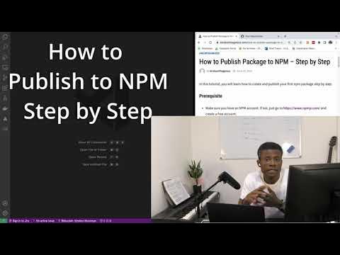 How to Publish Your Package to NPM - Step by Step - YouTube