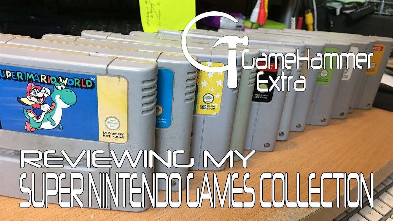 My Super Nintendo Games Collection (Collection Reviews 2) - YouTube