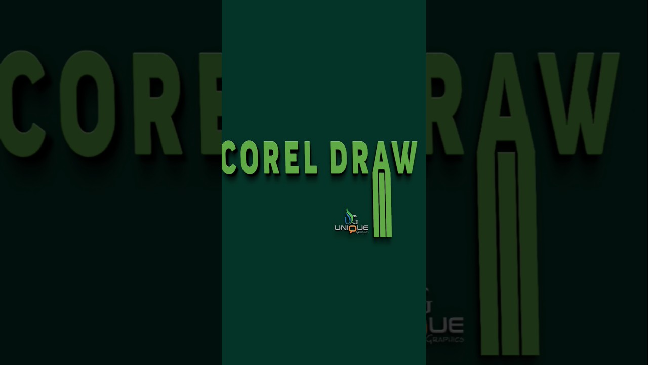 Corel draw logo design - YouTube