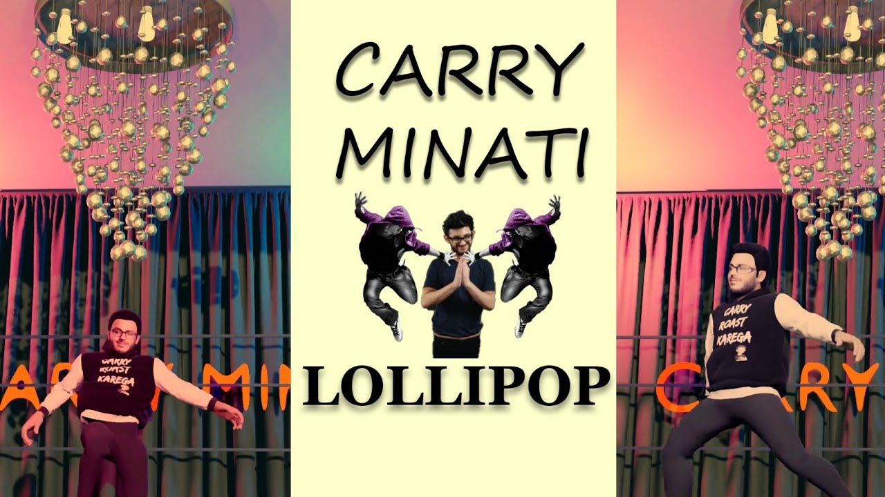 Animated Dance - CarryMinati Dance on Lollipop ft.@CarryMinati |Carry ...