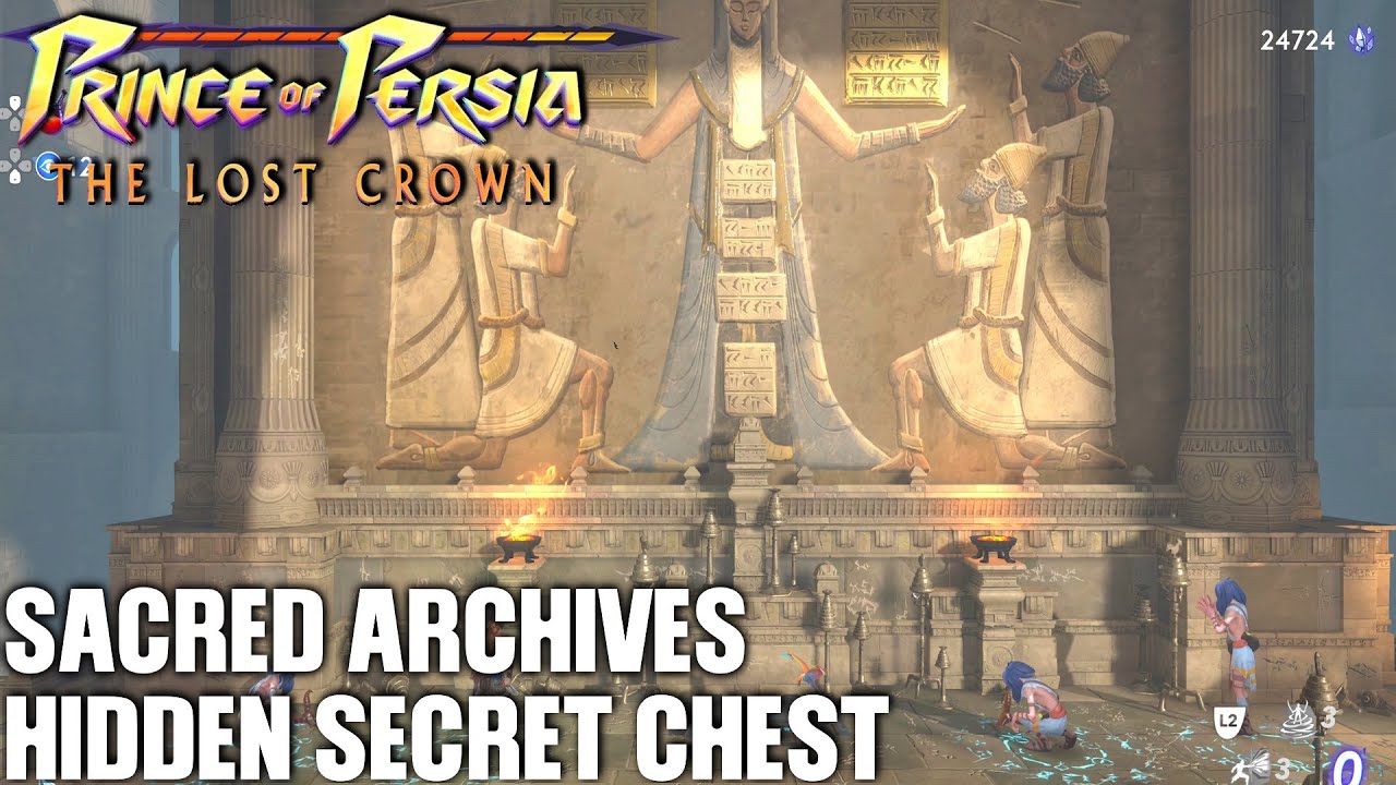 Prince of Persia: The Lost Crown - Hidden Secret Treasure Chest Puzzle ...
