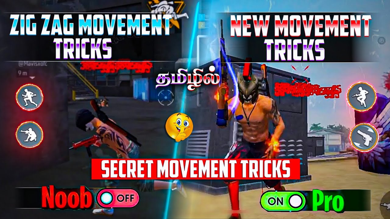 Secret Movement Tricks Tamil || Zig Zag Movement ( OR ) New Movement Tricks(Noob To Pro) Free ...