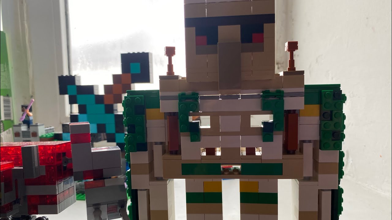 Lego Minecraft size of mobs (2chapter) - YouTube