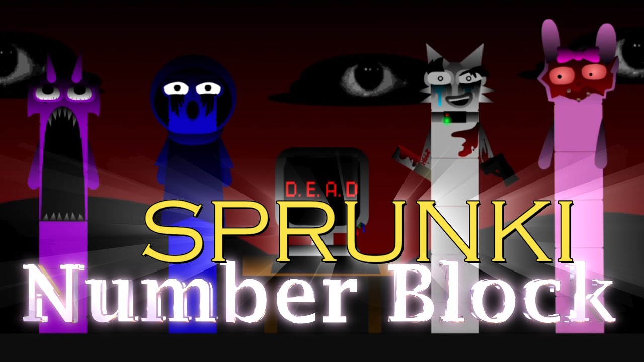 SPRUNKI number blocks highlight - YouTube