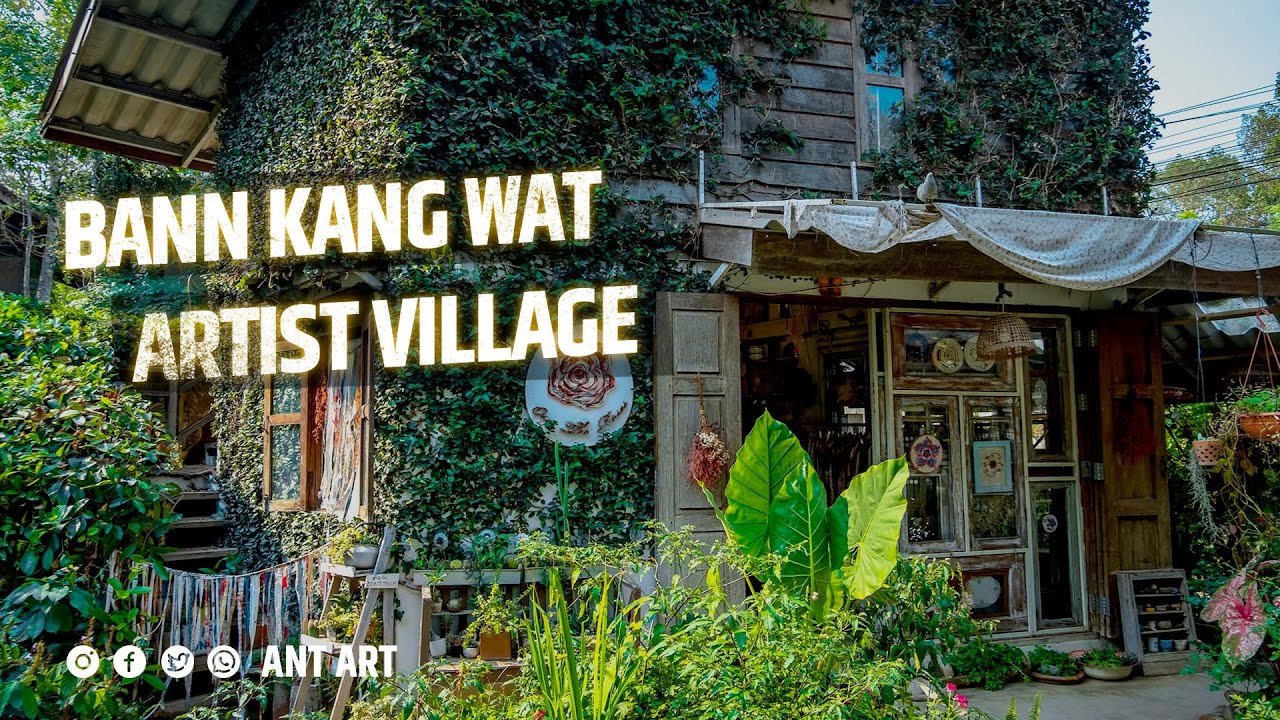 Bann Kang Wat Artist Village In Thailand - YouTube