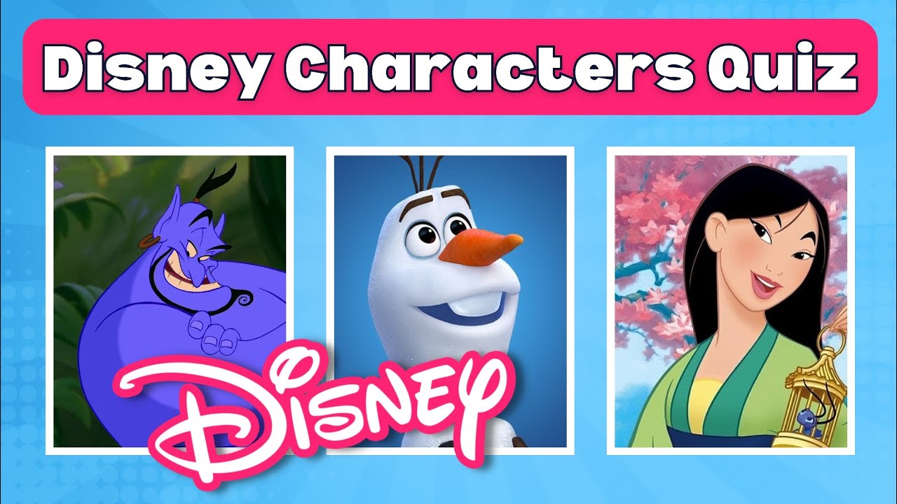 The Ultimate Disney Characters Quiz - YouTube