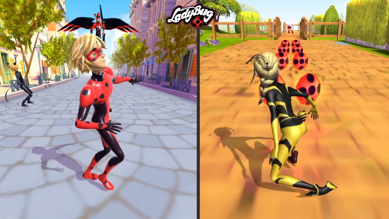 Miraculous Ladybug e Chat Noir 🐞 It’s time to battle, run & jump ...