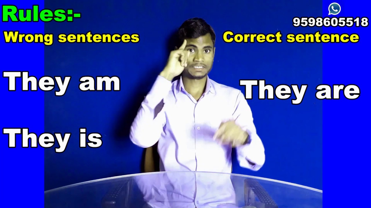 Rule:- They are (correct)-4 - YouTube