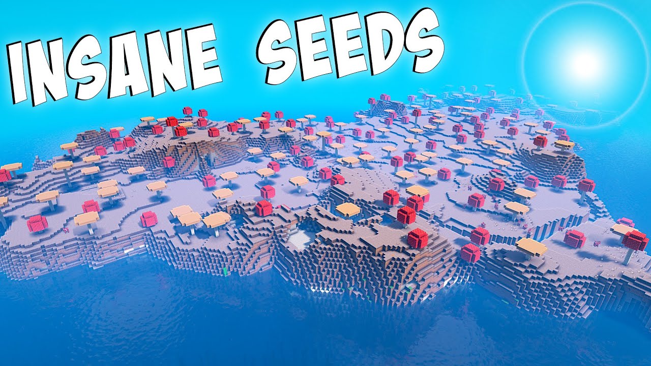 Very Best Seeds with a Village Spawn in Minecraft - Mushrooms! - YouTube