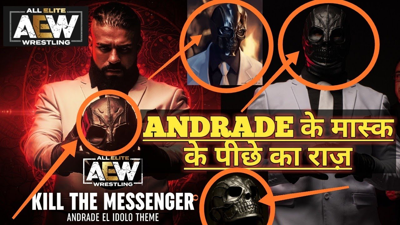 ANDRADE BLACK MASK SECRETE | ANDRADE AEW | ANDRADE AEW THEME SONG ...