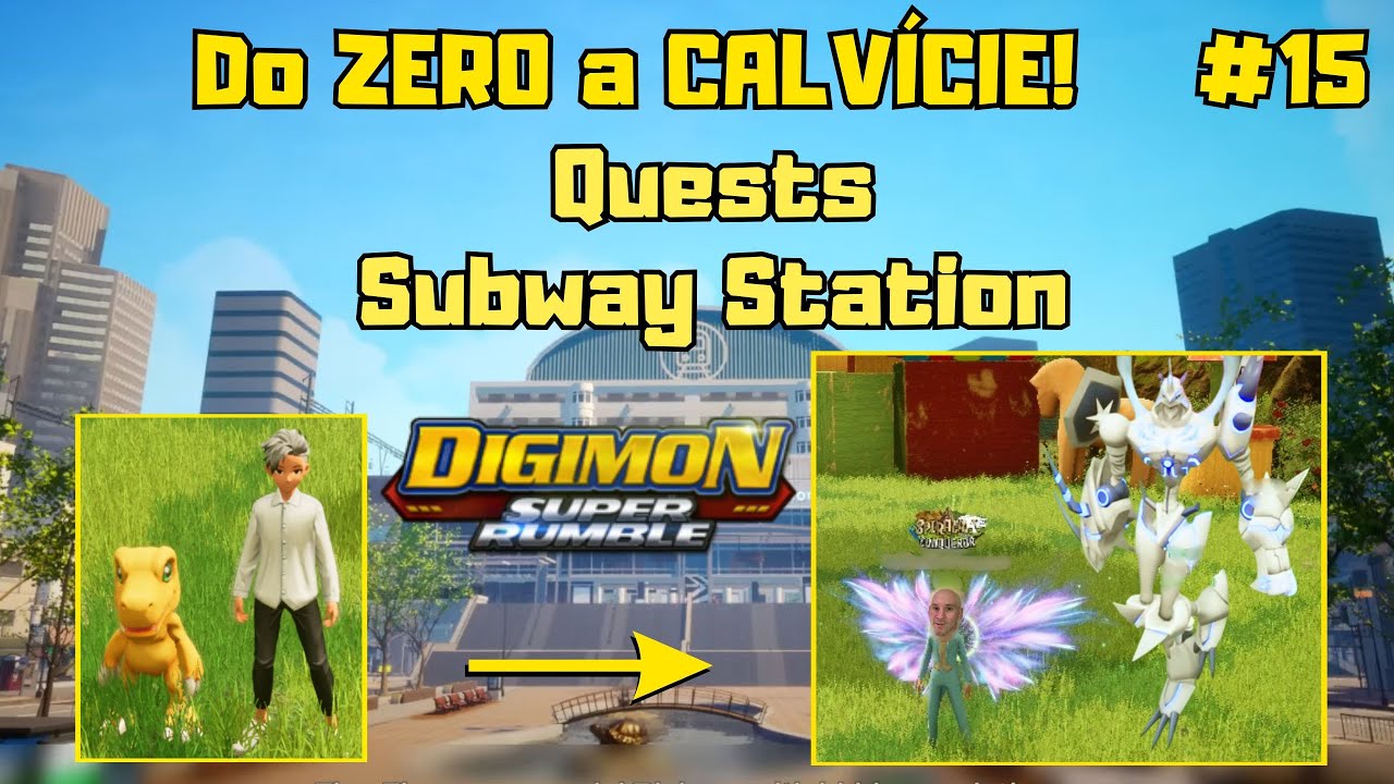 Subway Station - Do Zero a Calvície #15 - Digimon Super Rumble - YouTube