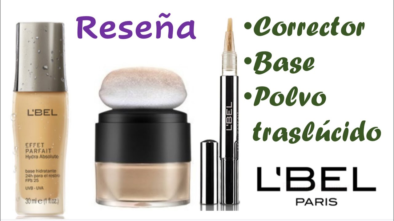 Reseña de Set Base, corrector y polvo Traslúcido de L’ebel - YouTube