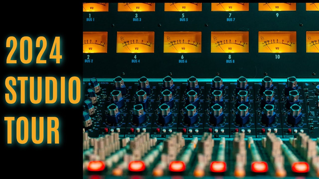 2024 STUDIO TOUR! (Live Room, Vocal Booth and Control Room) - YouTube