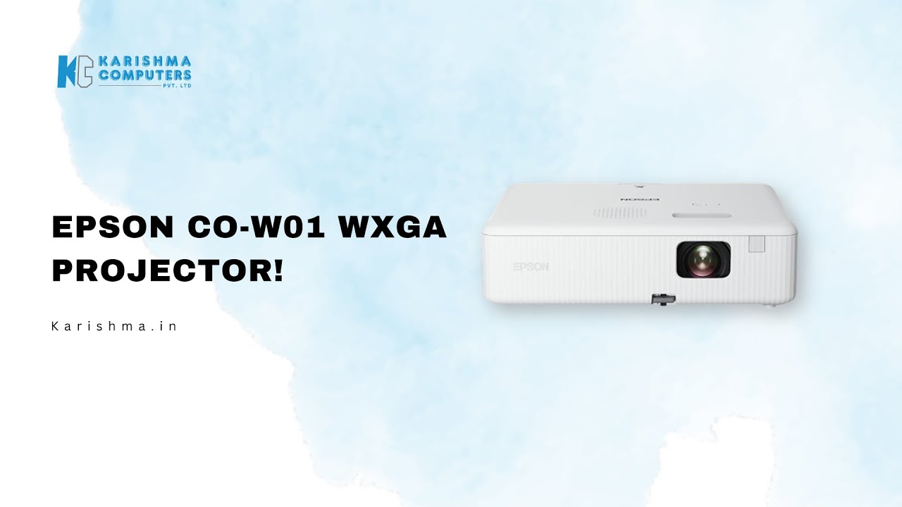 Epson CO-W01 WXGA Projector See Every Detail Come Alive - YouTube