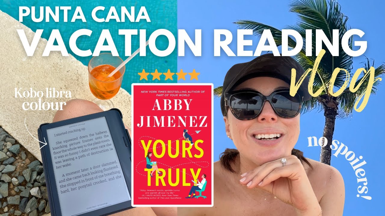 VACATION READING VLOG - read with me in PUNTA CANA! - YouTube