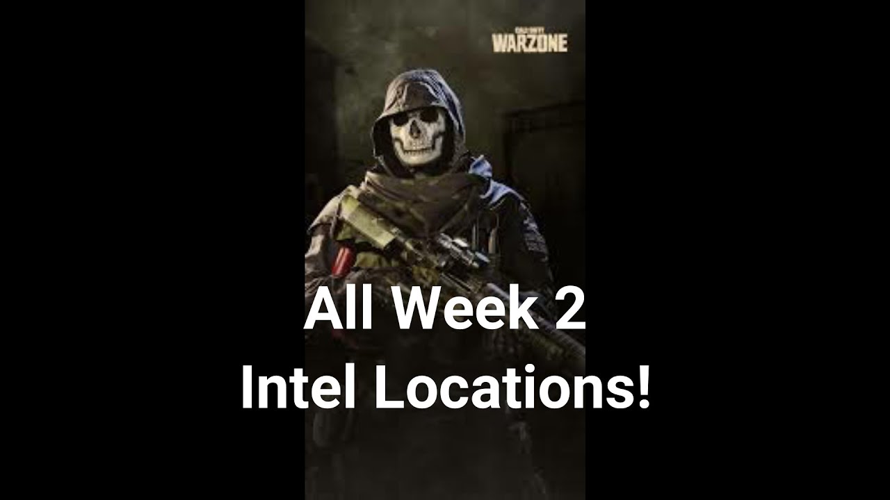 Modern Warfare Warzone Intel Locations Week 2 - YouTube