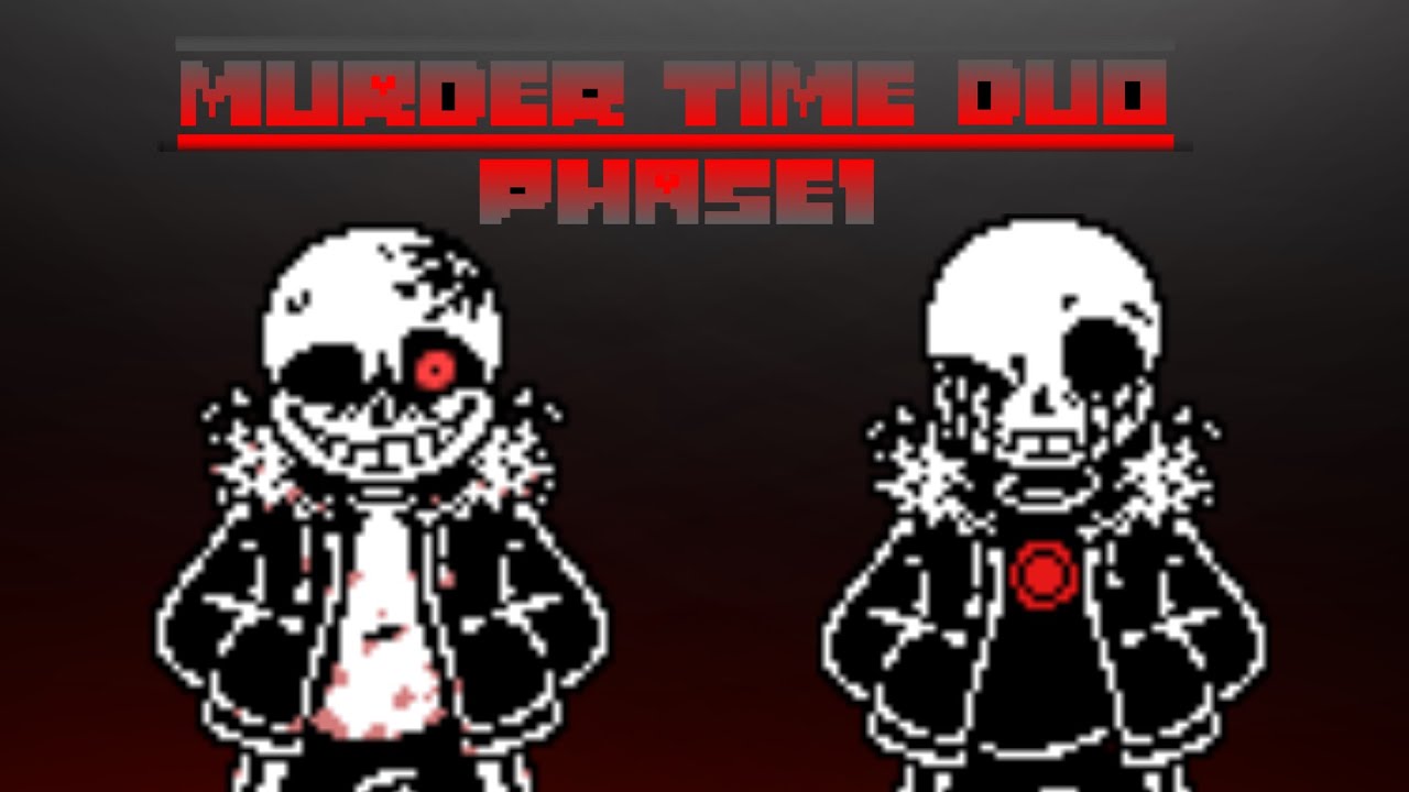 Undertale Fan game |MURDER TIME DUO Phase1 by niko-taro - YouTube