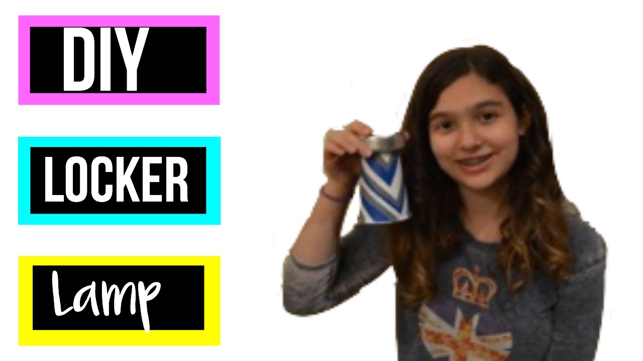 DIY Locker Lamp - YouTube