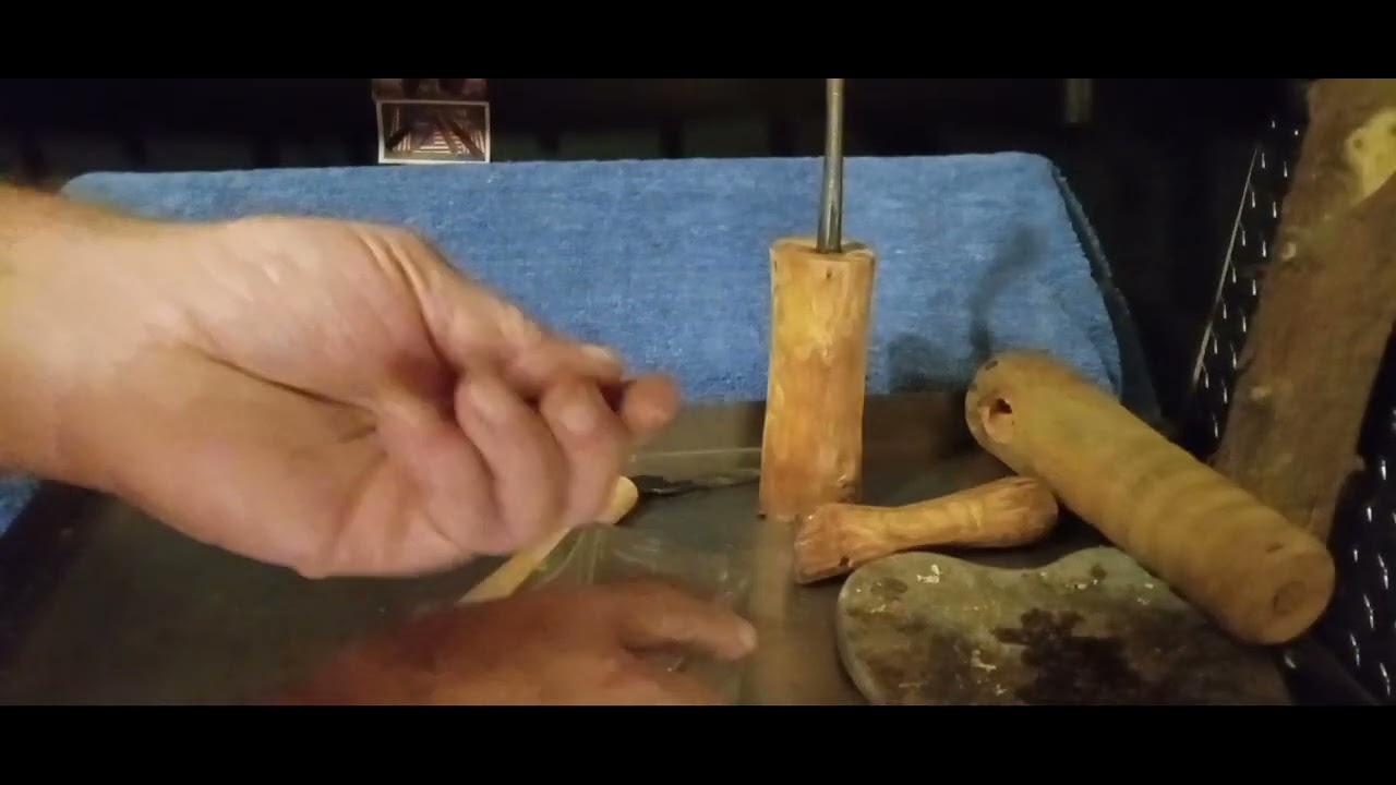 My New Fat Wood Handle on a Nathan4071 Ferrocerium Rod ! - YouTube