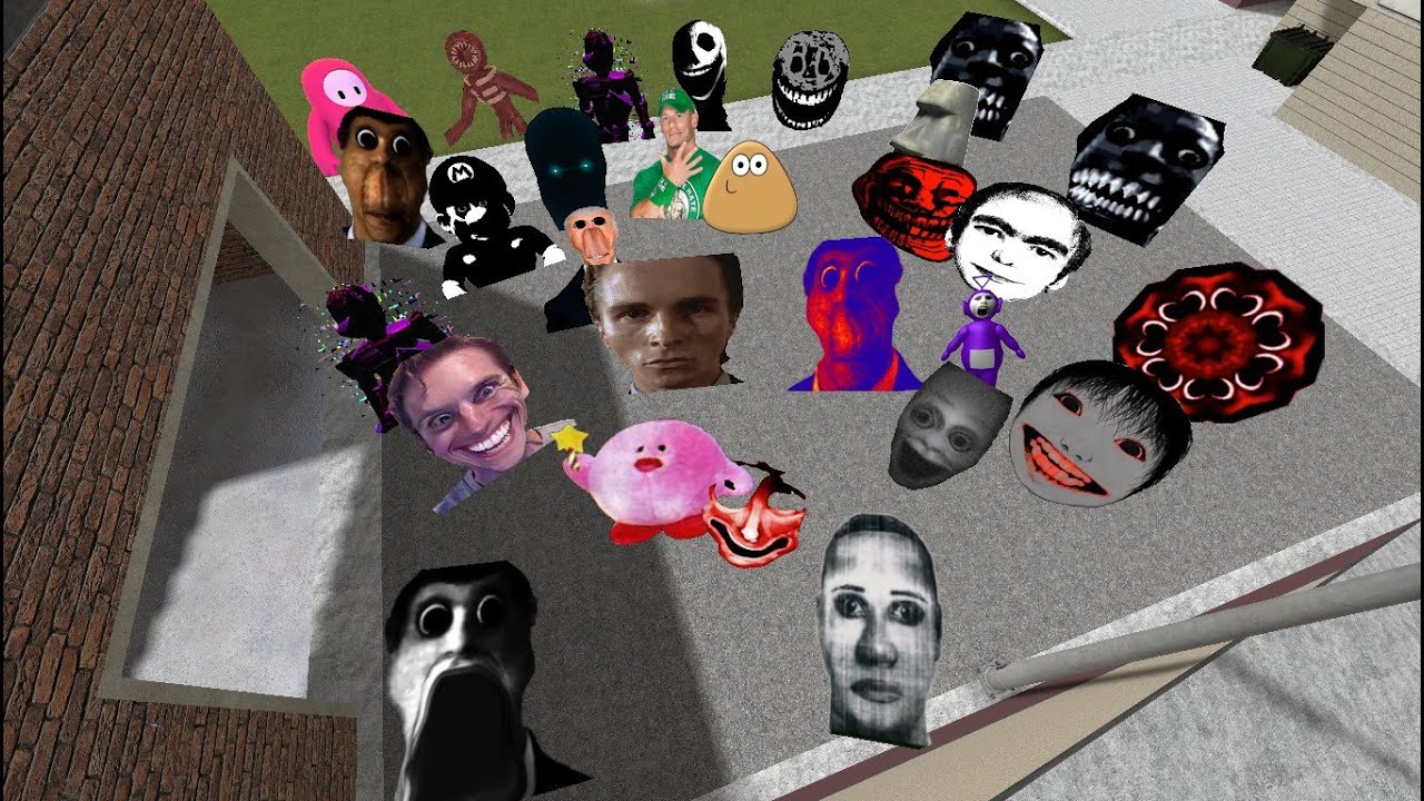 ALL FULL NICO'S NEXTBOT, 2D NEXTBOTS, OBUNGA NETBOT NEW UPDATE In Garry ...