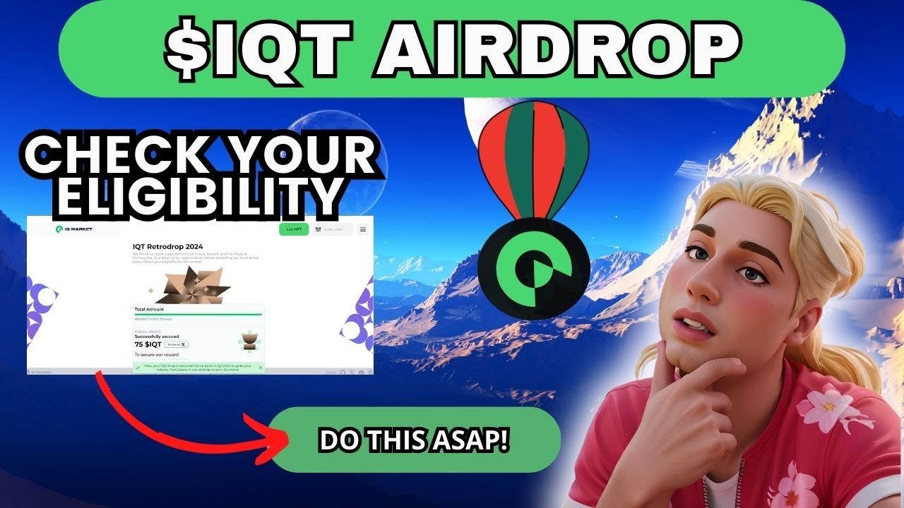 CLAIM FREE $IQT AIRDROP! FIRST COME FIRS SERVE | CHECK YOUR ELIGIBILITY ...