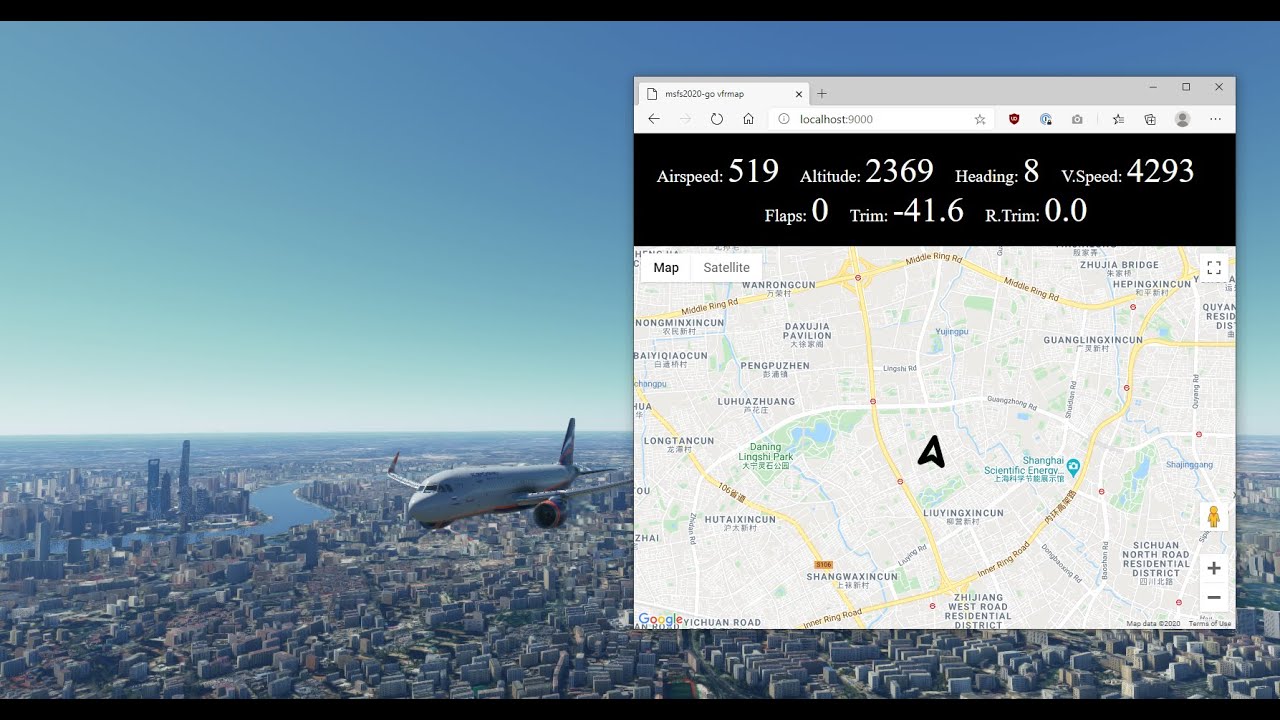 MSFS2020 Google Map Enhancement - YouTube