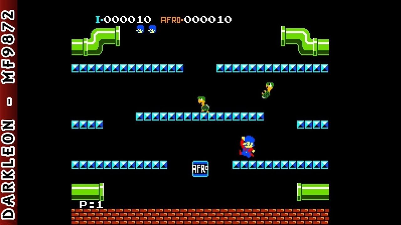 NES - Afro Mario Bros (1983) [Mario Bros Hack] - YouTube