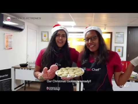 DRAGON ELECTRONICS VIDEO LG NeoChef Microwave - Christmas Cookies