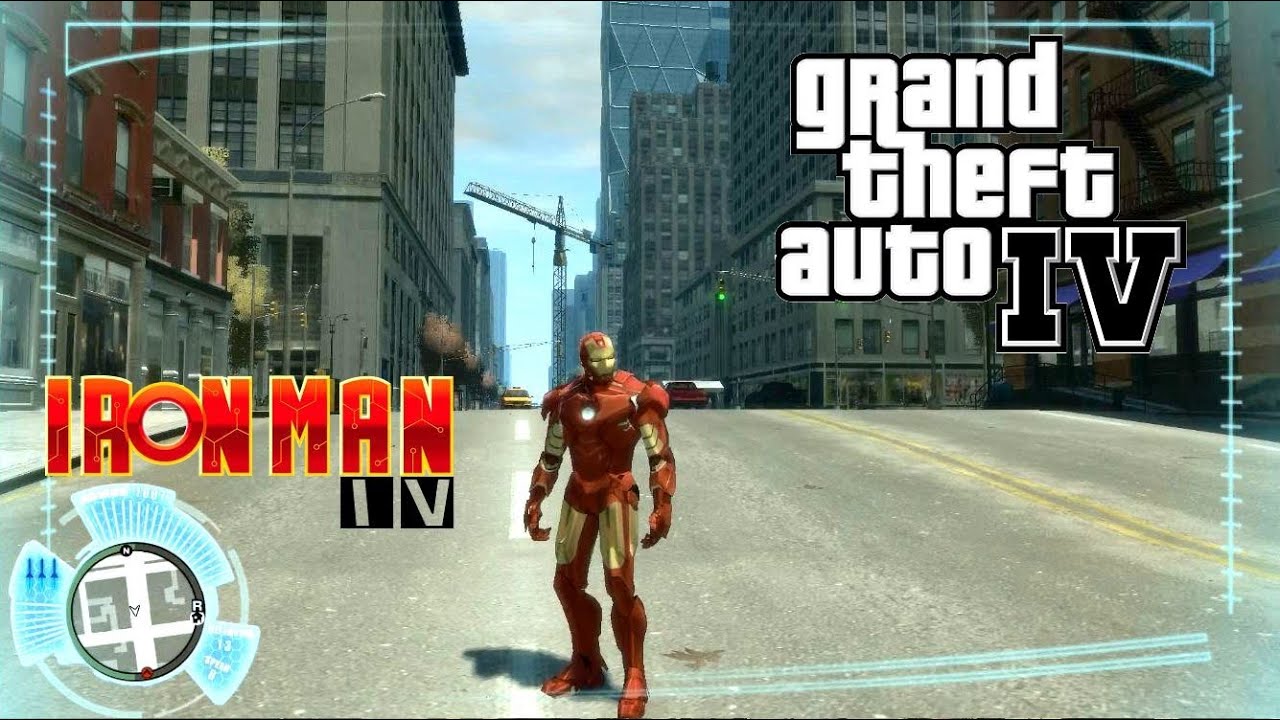 Grand Theft Auto IV - Iron Man IV mod - YouTube