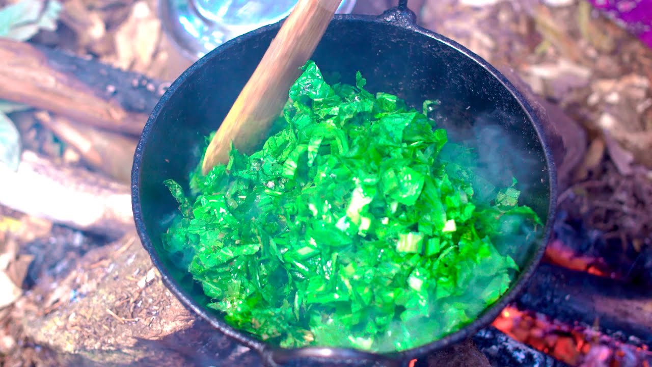 green mustard vegetable item cooking recipe || @VillageCookingChannel ...
