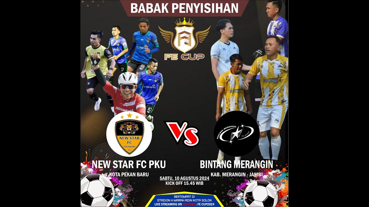 NEW STAR FC PKU VS BINTANG MERANGIN - YouTube